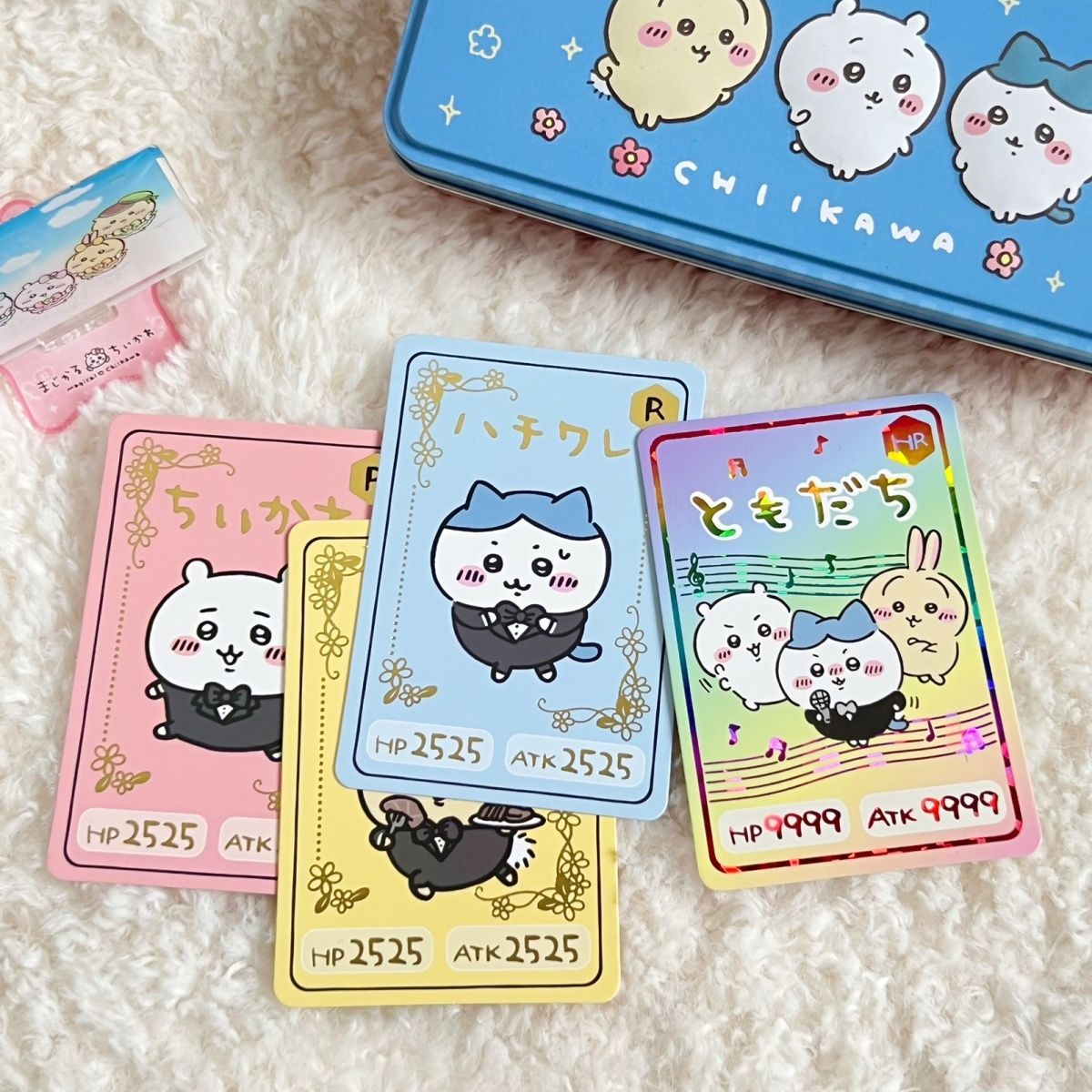 Chiikawa Collector Cards Set | Mini Trading Cards of Usohato, Hachiware ...