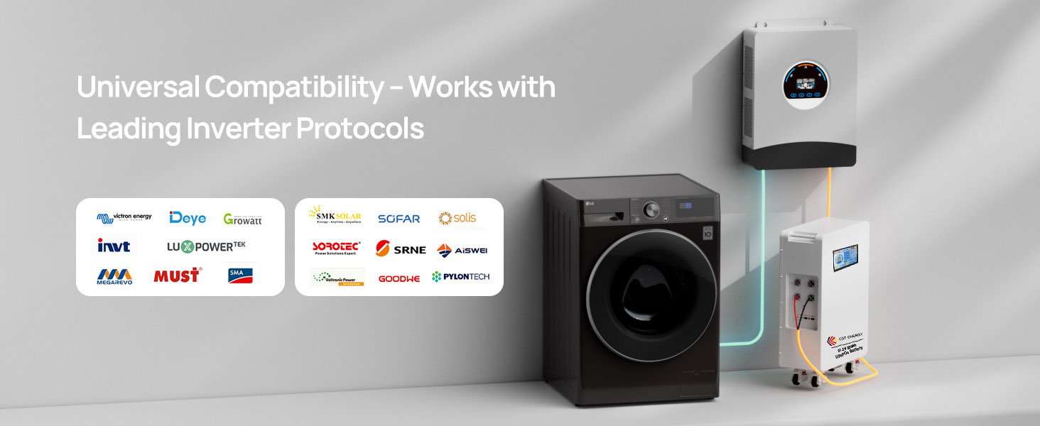 CST ENERGY 51.2V 300Ah LiFePO4 Lithium Battery Floor Standing Battery ...