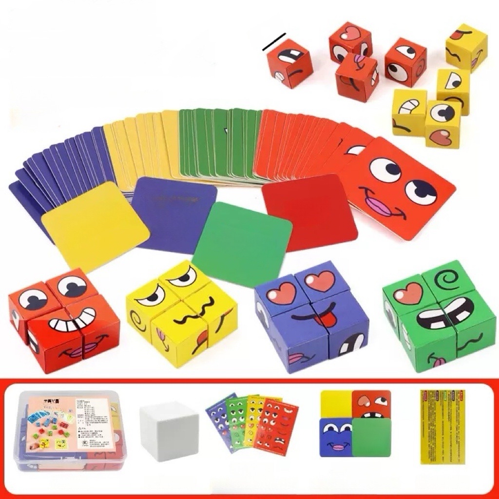 Face-Changing Rubik's Cube with Bells You Cry I Laugh Puzzle Children's ...