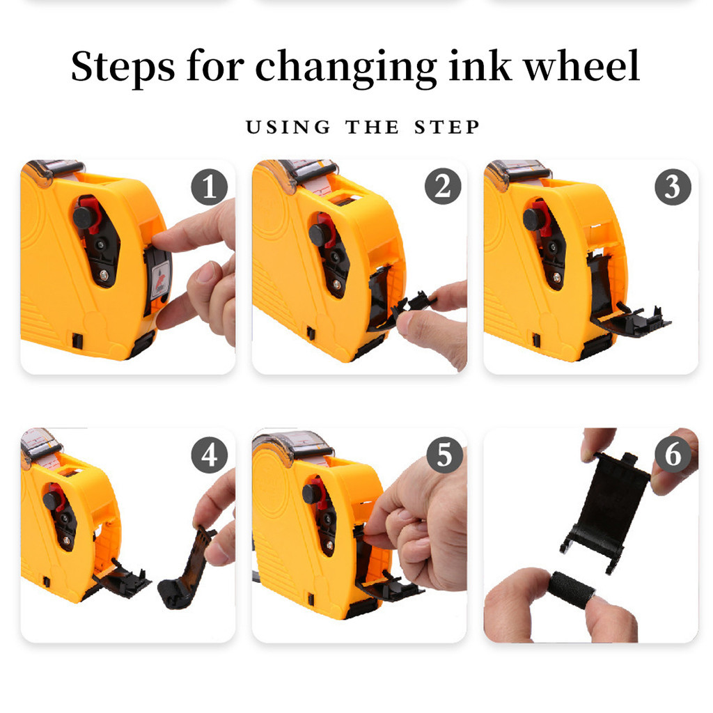 Price Tag Machine Labeller Tag Gun With Labels 8 Digit Efficient ...