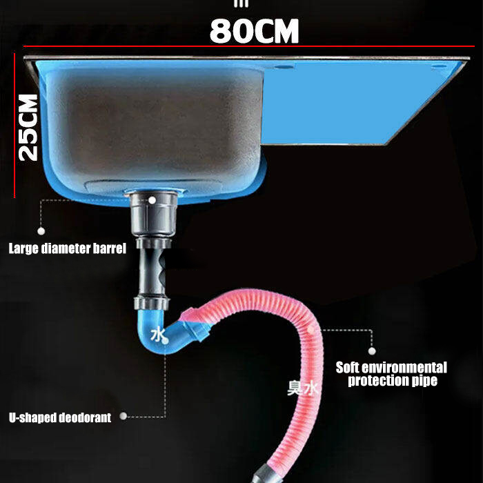 [Lowest price]304 Stainless Steel Kitchen sink lababo stainless ...