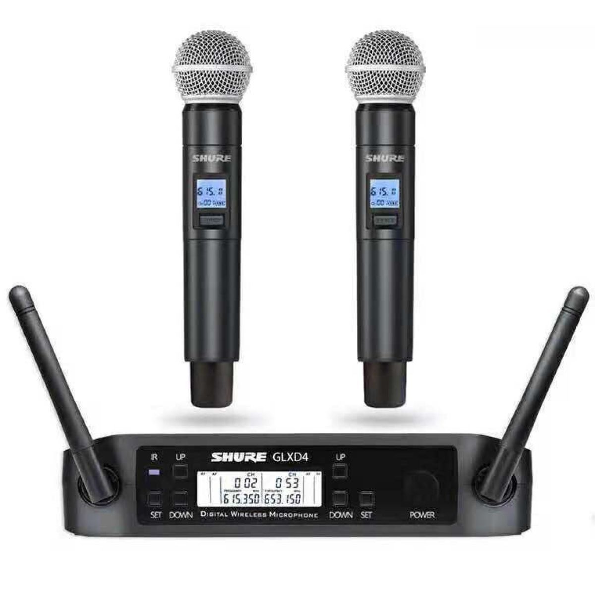 Shure GLXD4 original UHF professional wireless microphone, karaoke mic ...