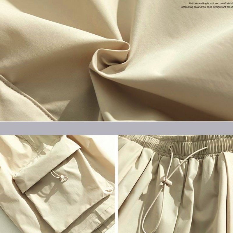 [SPIKESTUDIO] Men's Black Cargo Sports Shorts with Large Outdoor ...