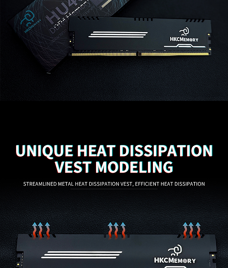 HKC DDR3 / DDR4 PC RAM Memory 8GB 16GB 1600Mhz 2666Mhz 3200Mhz Auto ...