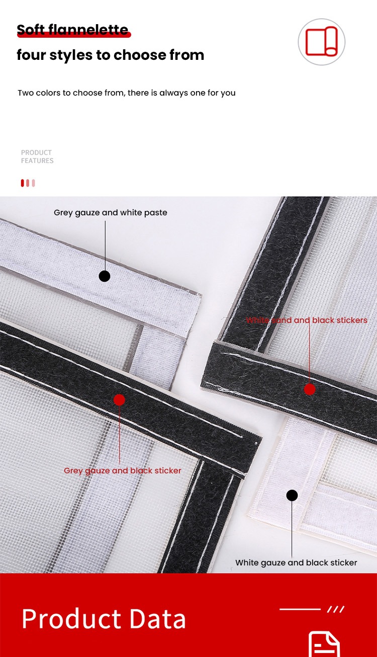 Lamok sa bintana screen lambat pinto plastic gauze Velcro window screen ...