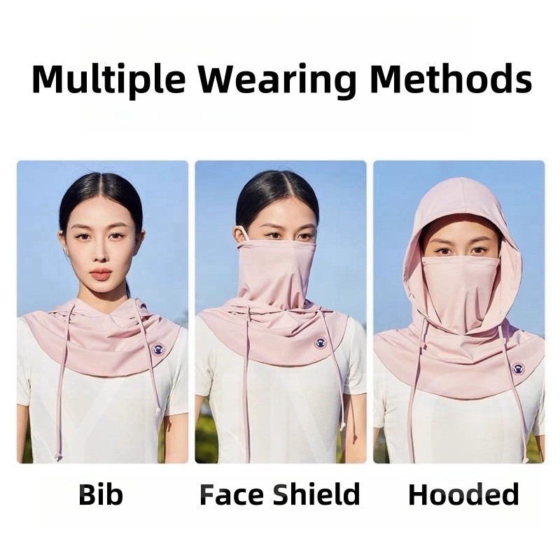 Full Face Cover Fishing Hat Sun Cap With Mask Summer Hat Outdoor Anti ...