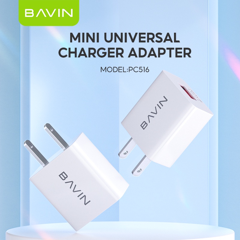 Original BAVIN 1.3A/2.4A Fast Charger Adapter With Cable For Android ...