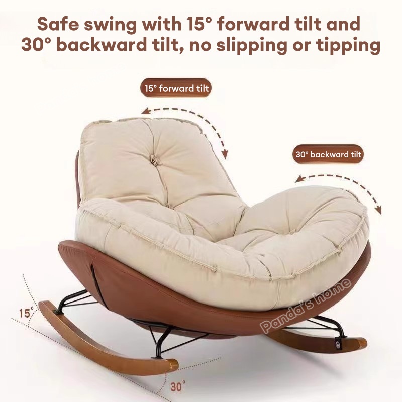 Lazy Rocking Chair Sofa Leisure Lazy Chair Sofa Chair Recliner Nordic ...