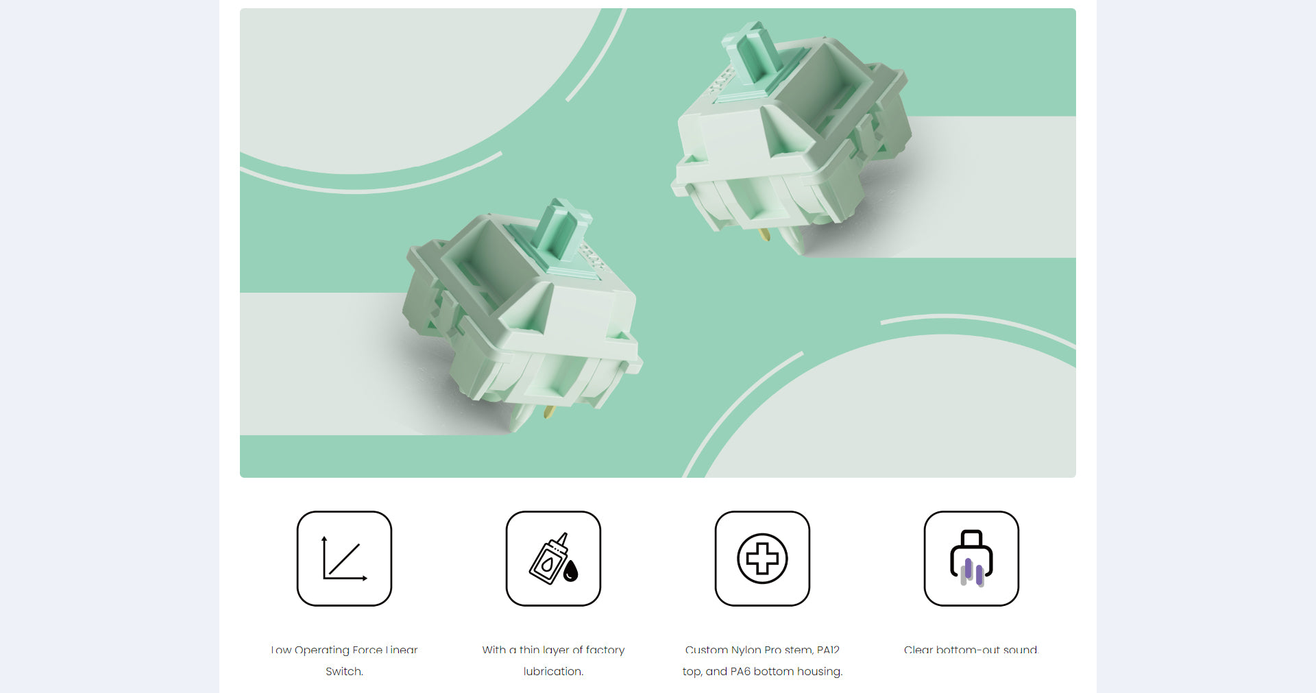 Akko Botany Linear Switch 45-Pcs. | Shopee Philippines