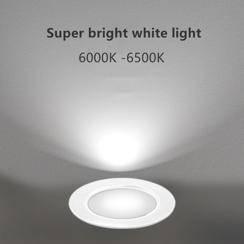 Tricolor LED Pin Light Ultra Thin Ceiling Light Recessed downlight ...