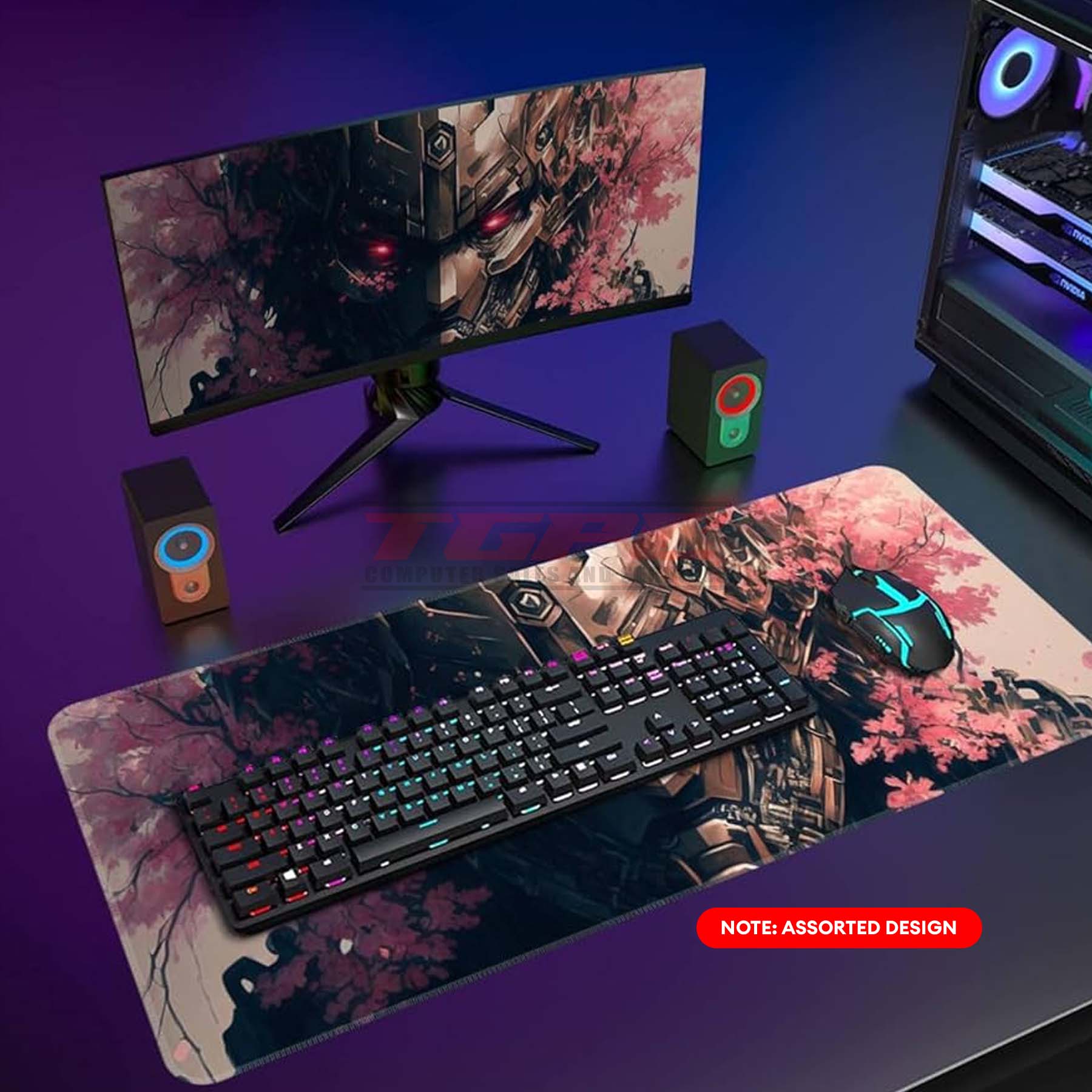 Long Extended Gaming Mousepad ASSORTED DESIGN 30cm x 70cm x 3mm ...