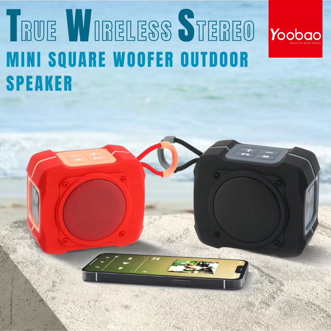 Yoobao M17 Mini Portable Wireless Mini Woofer Bluetooth Speaker with 1200mAh Long Battery ...