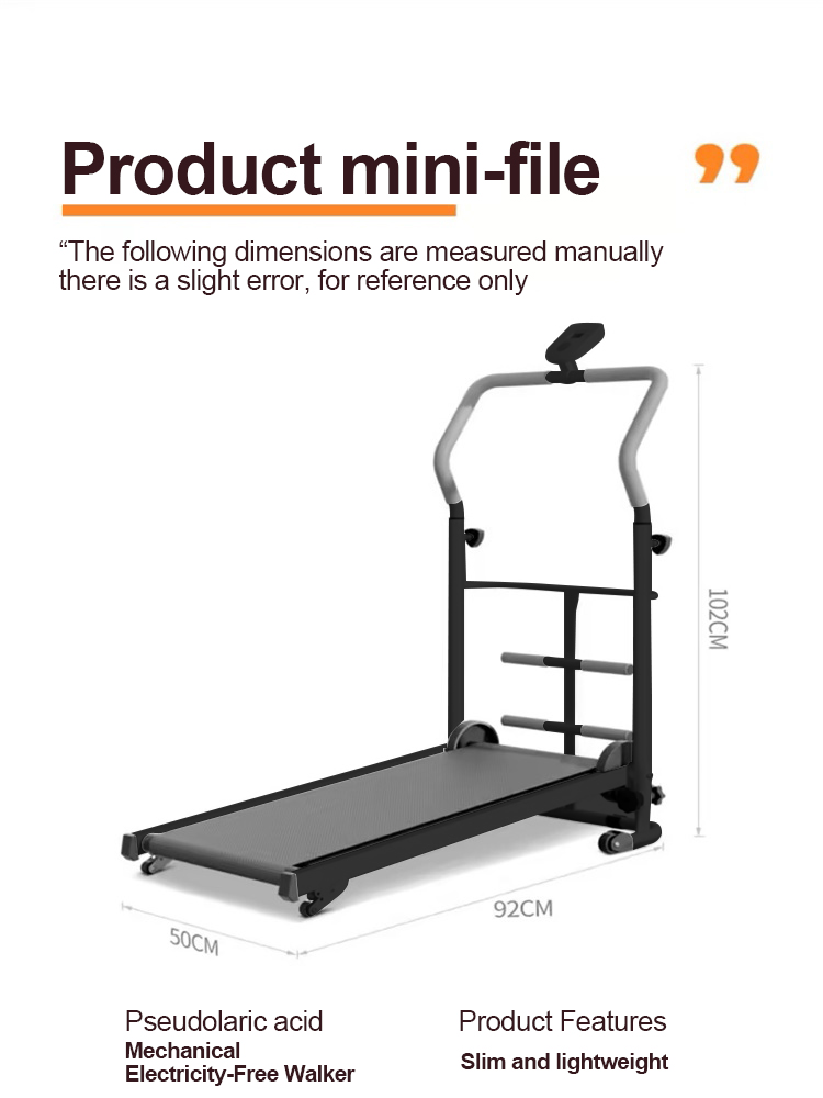 Treadmill Multifunctional Luxury Foldable Walking Pad With Slope ...