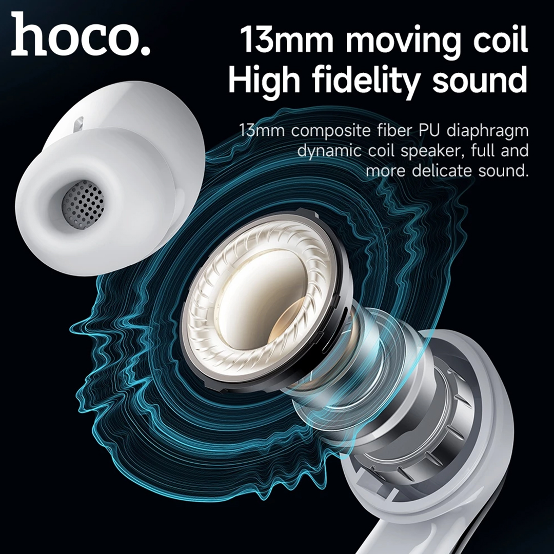 Hoco EQ16 Shine True Wireless Stereo Headset | ANC+ENC Noise Reduction ...