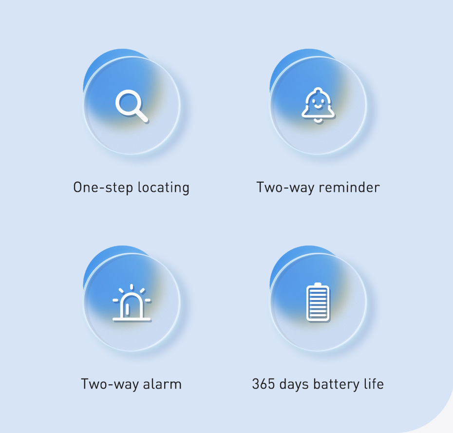 Baseus T2 Pro Smart Tracker Wireless Bluetooth App Location Tracking ...