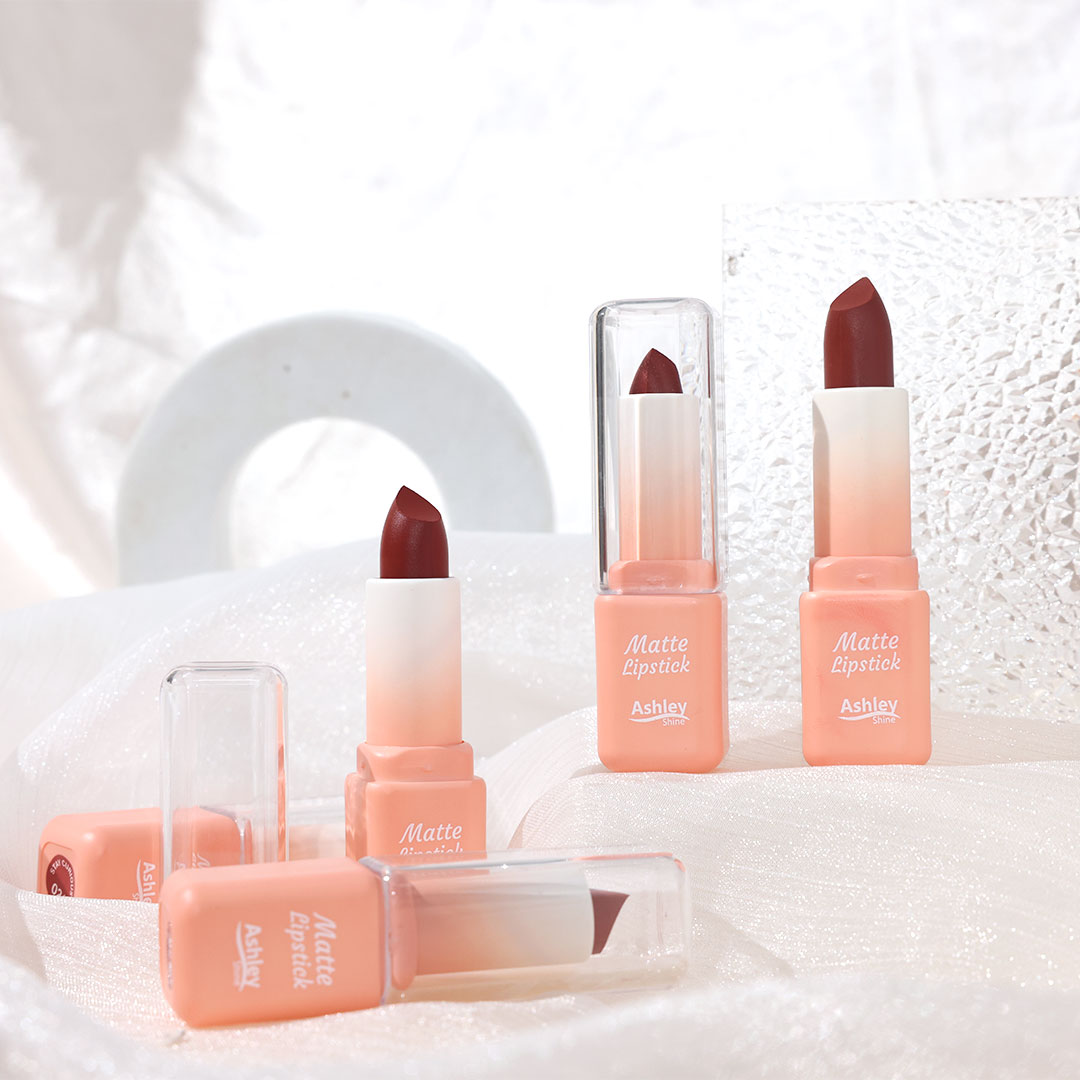 Ashley Shine Matte Lipstick High Pigmented 24H Long Lasting Lip ...