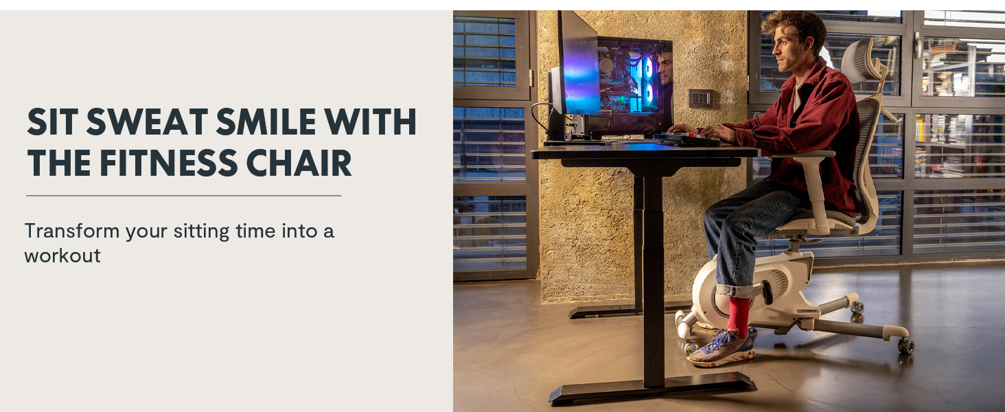 FlexiSpot Deskbike V6 Pro Intelligent Fitness Office Chair/Exercise ...