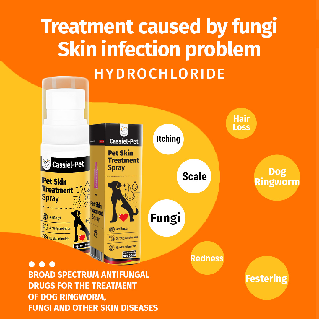 Cassiel Pet Antifungal Wound Spray For Itching,Ringworm,Mange,Anti Tick ...