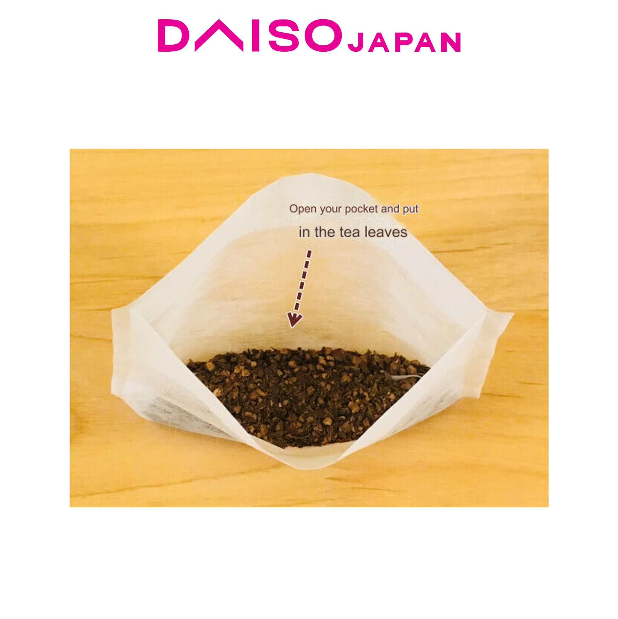 Daiso Filter Bags for Tea (44 pieces) | Shopee Philippines