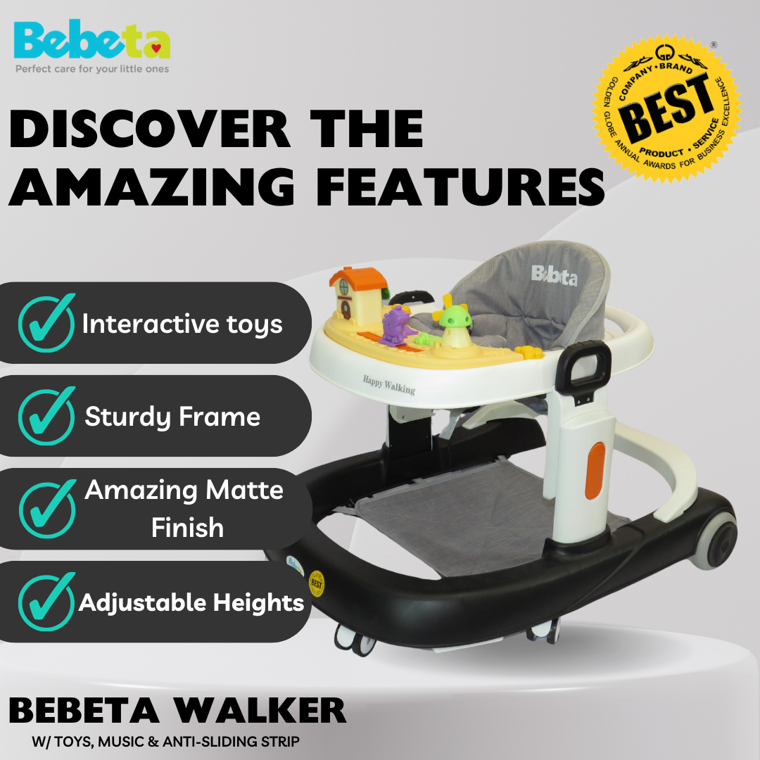 Bebeta Walker with Toys & Music with Anti-Sliding | Shopee Philippines