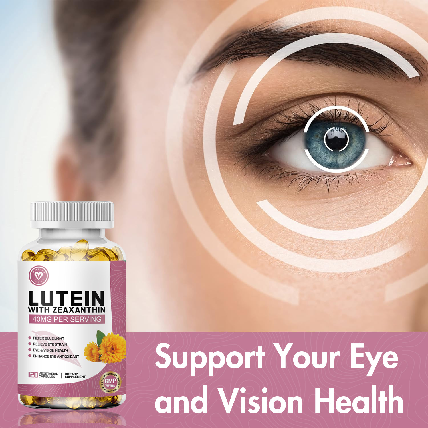 Softher Lutein Capsule Supports Eye and Vision Health Relieve Eyes ...