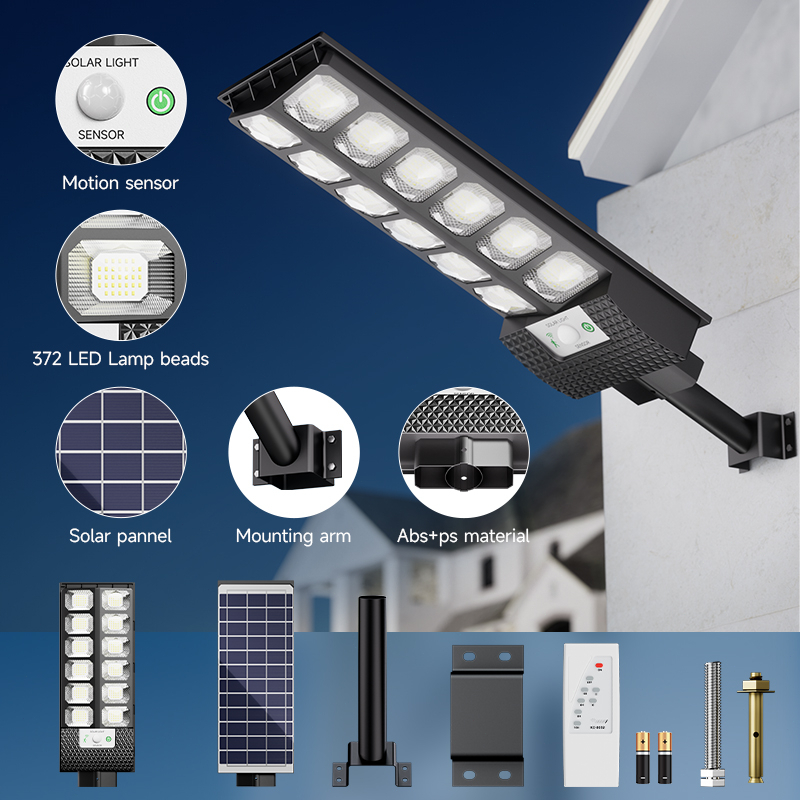 TOP solar street light IP67 solar light outdoor waterproof moving ...