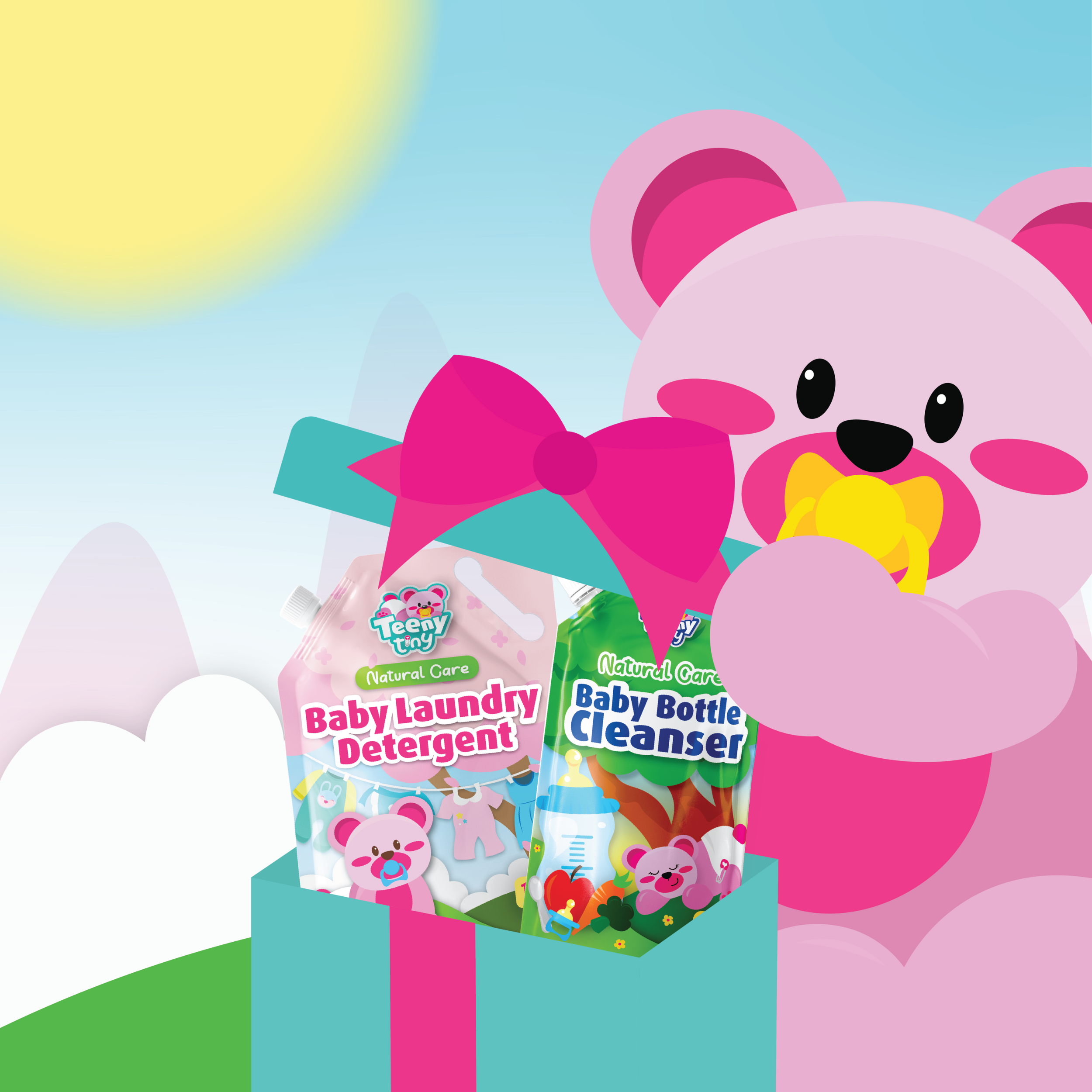 Teeny Tiny SULIT BUNDLE Baby Bottle Cleanser & Baby Laundry Detergent ...