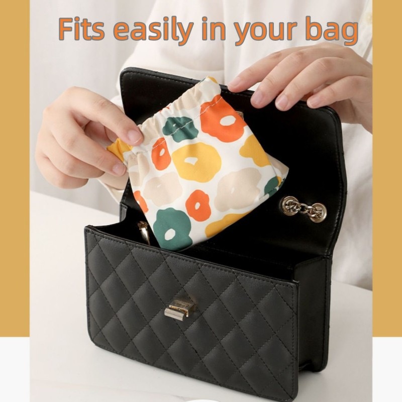 Mini Shrapnel Printed Lipstick Purses Storage Bag Keys Coins Makeup Bag ...