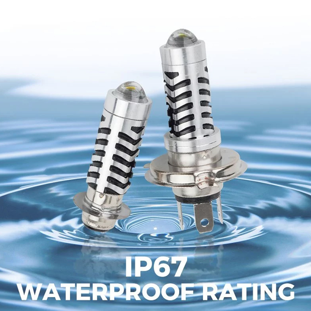 HOTSPEED MDL Killer Headlight Led Lights for Motorcycle Mini Driving Light T19 P15D H4With ...