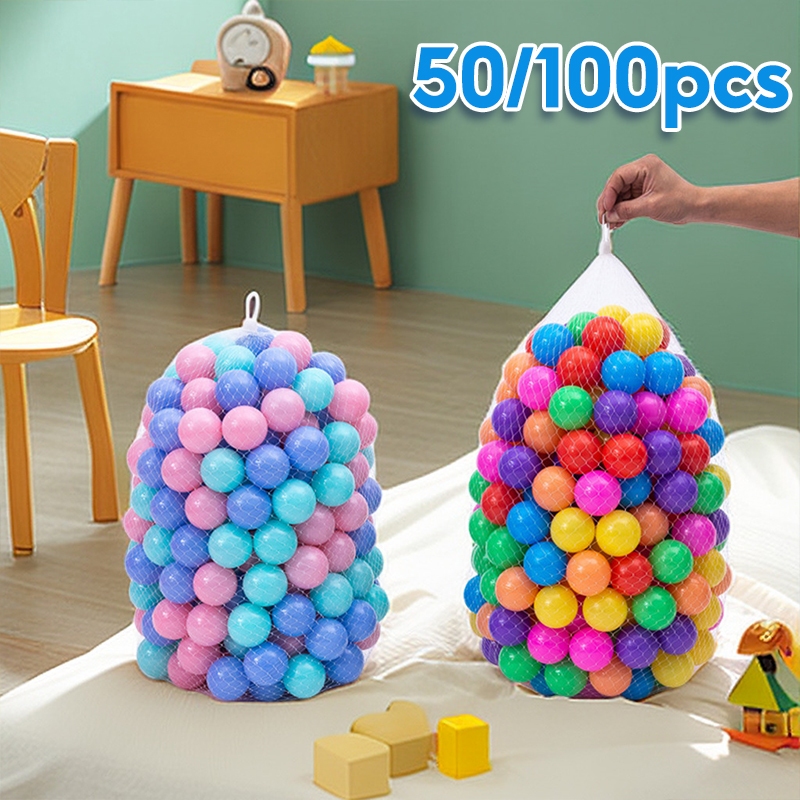 50/100/150Pcs Ocean Ball Toys For Kids Colorful Baby Play Balls Soft ...