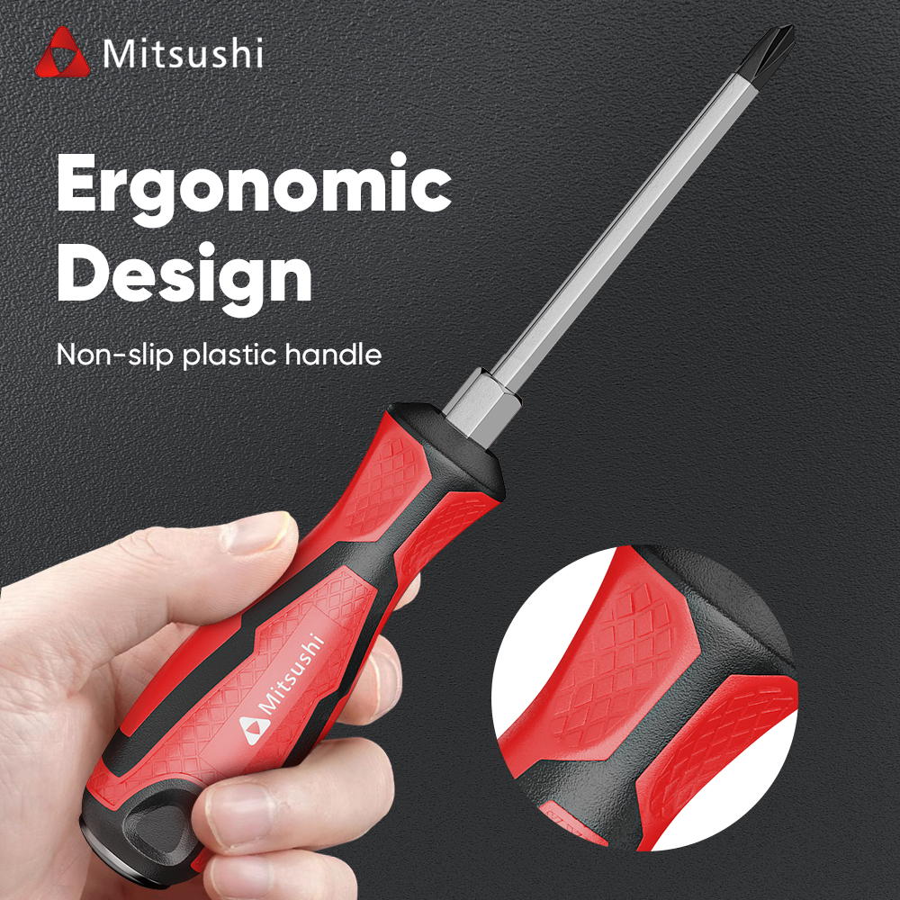 Mitsushi Magnetic screwdriver ergonomically cushioned handle for ...