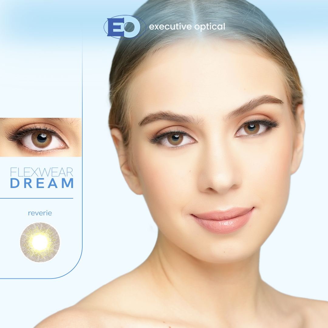EO Flexwear Dream Reverie | Graded Brown Contact Lenses (1 month ...