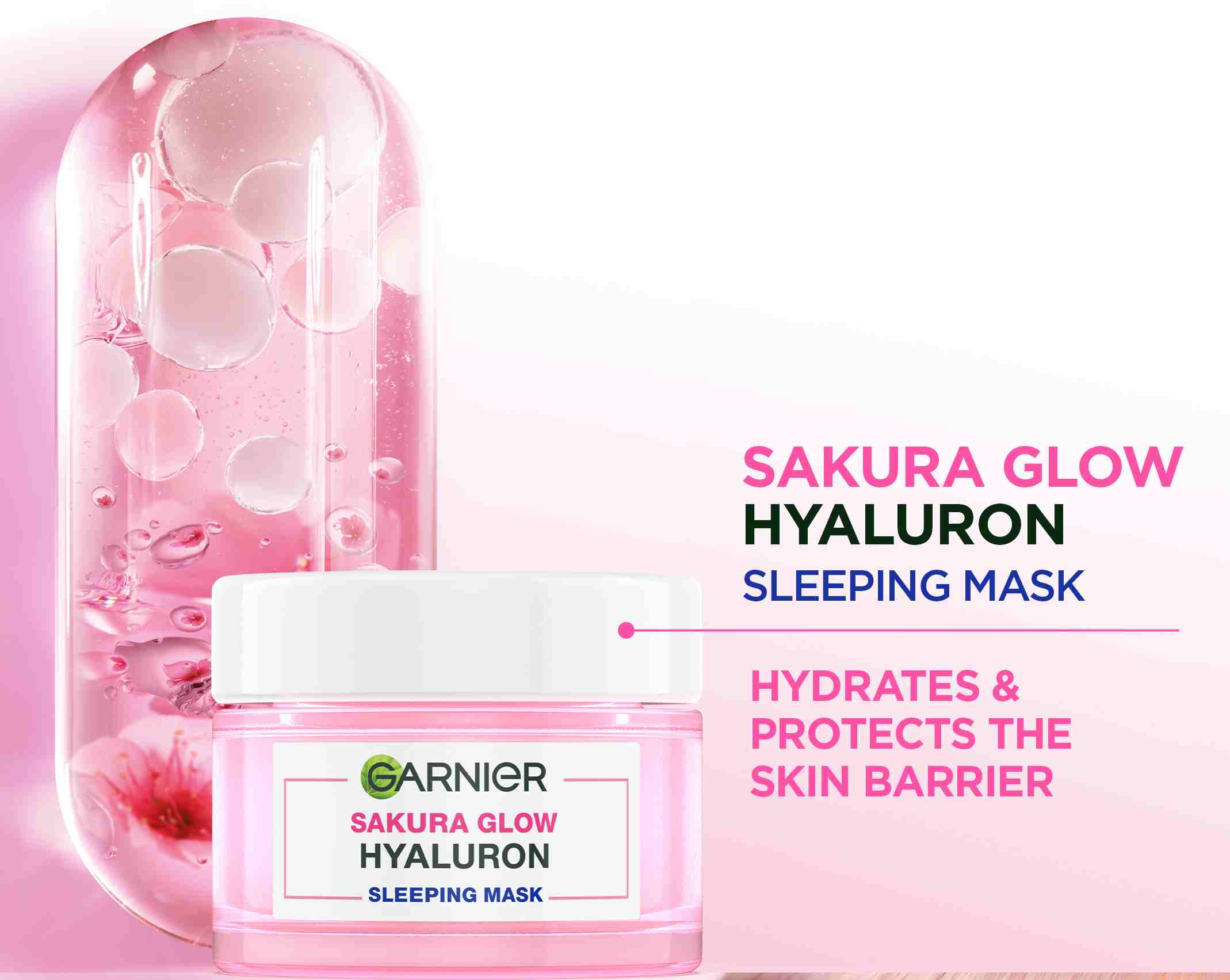 Garnier Ceramide Sakura Glow Day Cream Moisturizer SPF30 (50ml) & Night ...