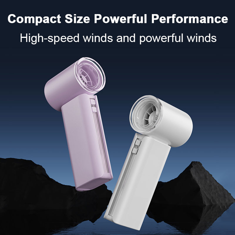 Jiditech Handheld Fan Mini Portable Turbo Jet Fan Rechargeable USB Fans ...