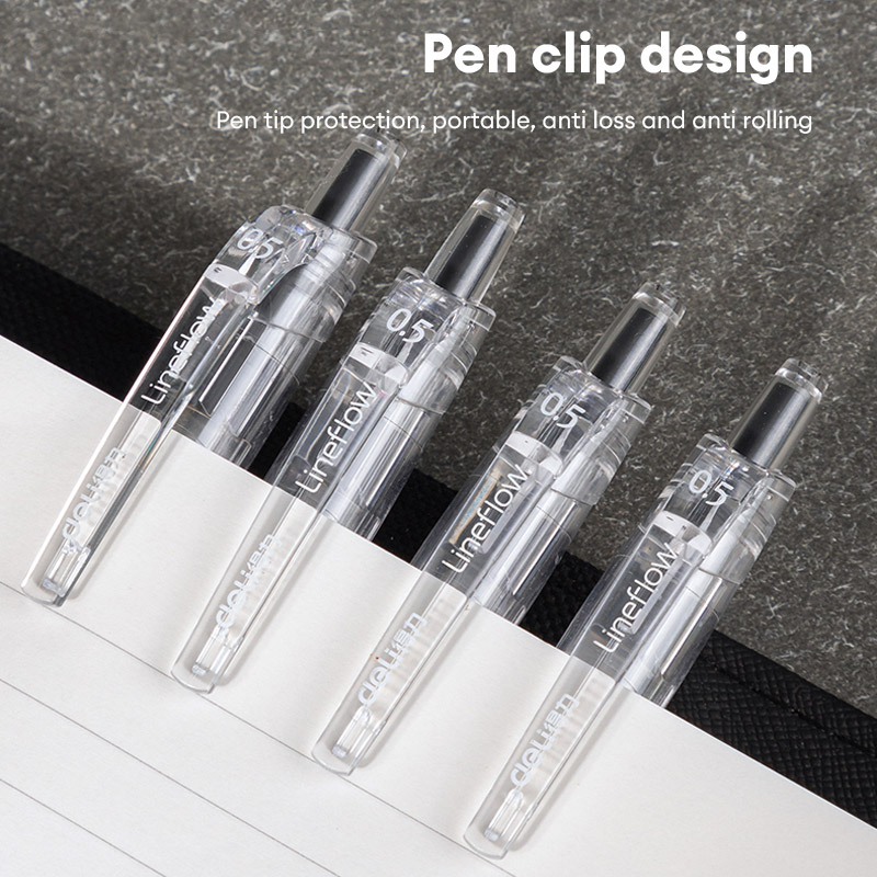 Deli Smooth 0.5mm Ballpen Office School Gel Pen Spring Head 1pc S128 ...