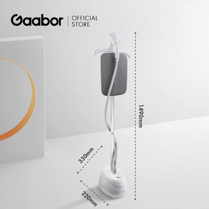 Gaabor Steamer Iron For Clothes 2-in-1 Garment Steamer 1.8L White(Free ...
