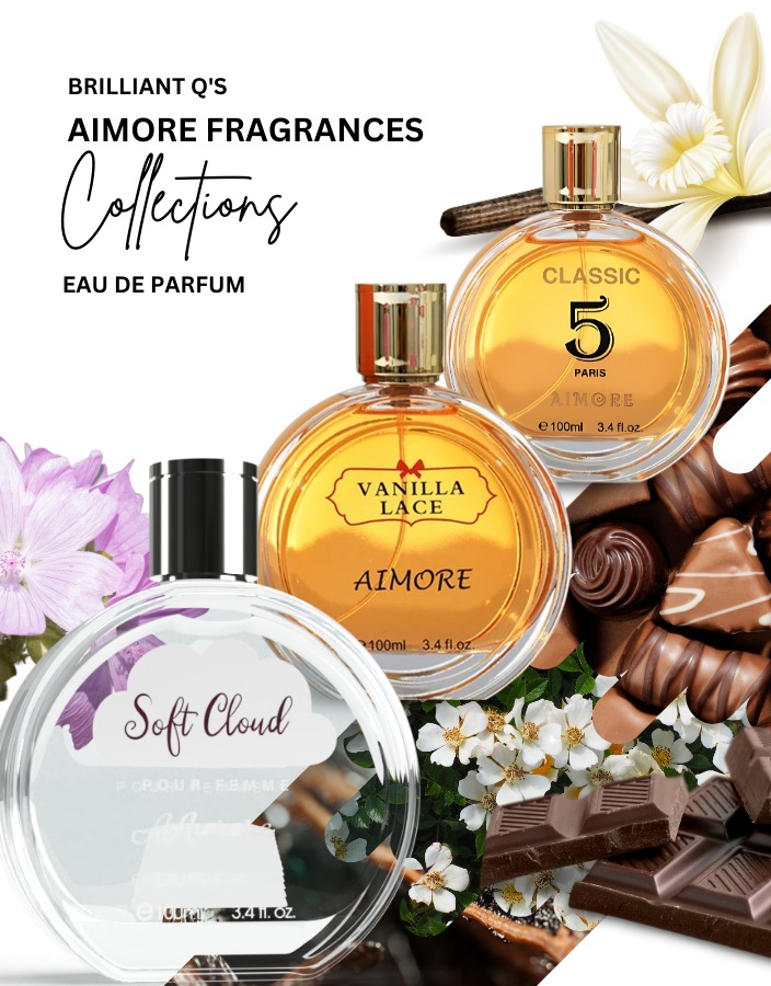 BRILLIANT.Q AIMORE VANILLA LACE & SOFT CLOUD AND CLASSIC5 LONG LASTING ...