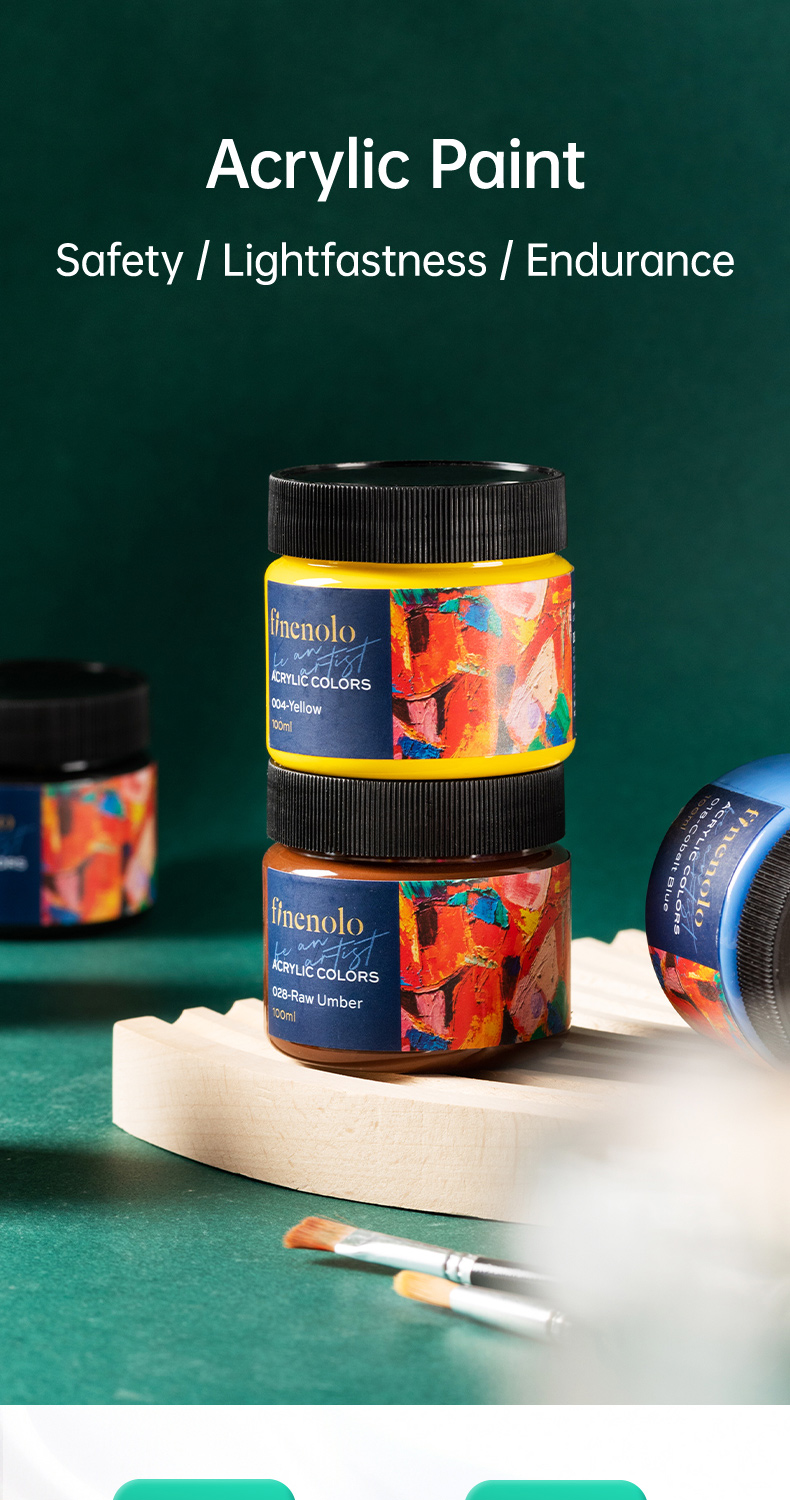 Deli 100Ml 14Colors Acrylic Painting Set Art Acrylic Paint | Shopee ...