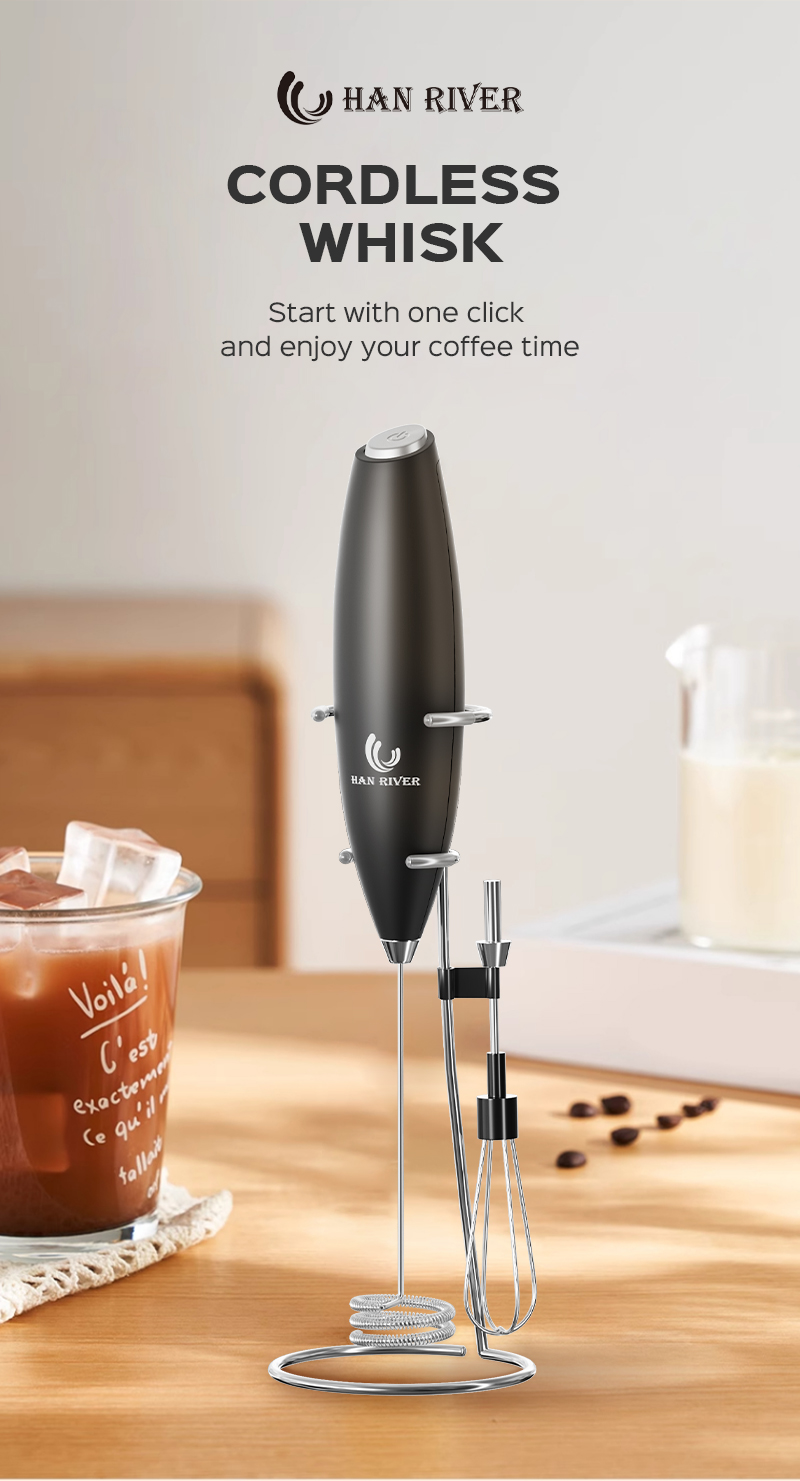 HAN RIVER Hand Mixer HRDDQ07 Mixer / Electric Mini Milk Frother ...