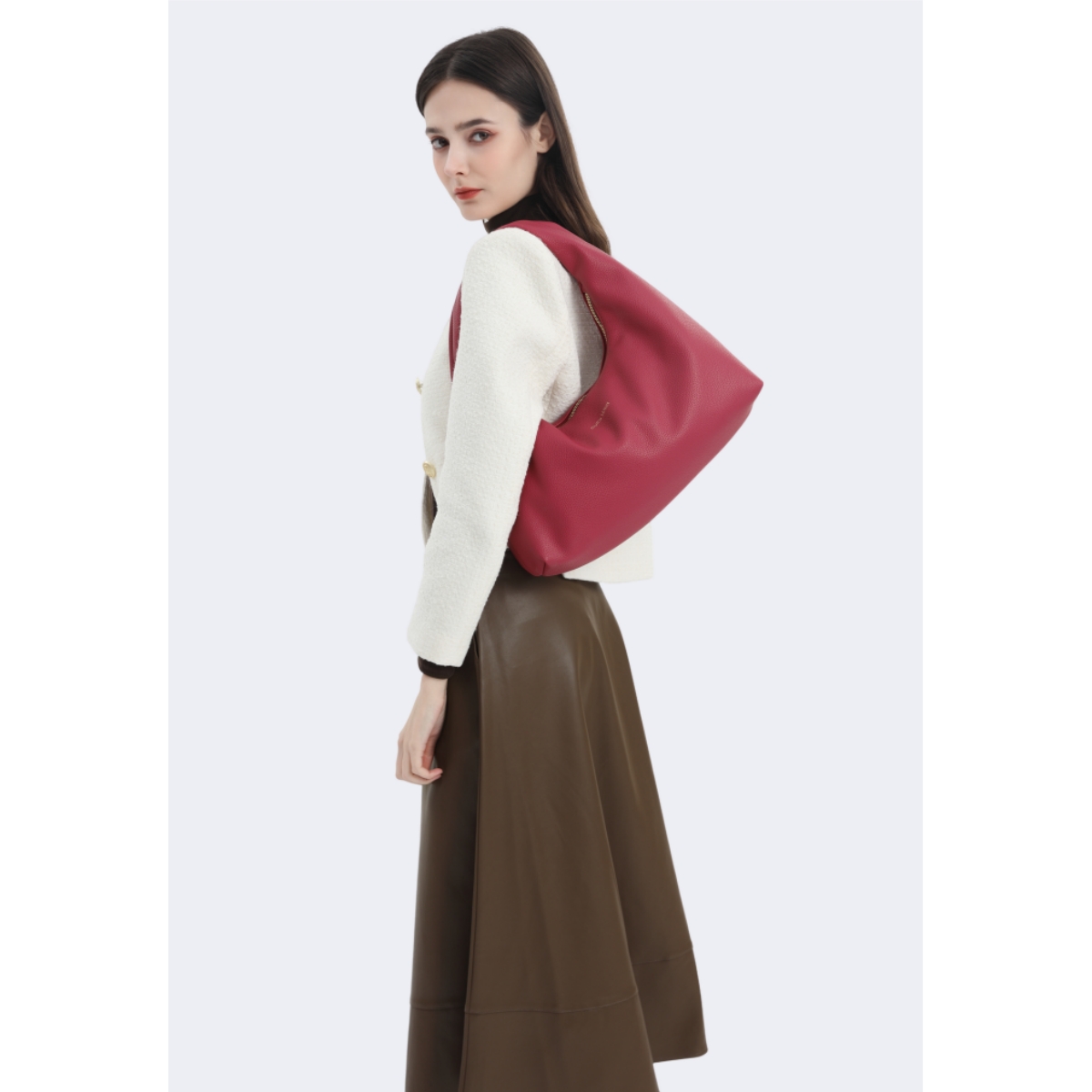 【Mumu Select】M329 Quality Soft Leather Women Kili Kili Bag Shoulder ...