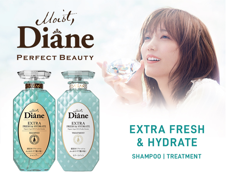 Moist Diane Extra Fresh & Hydrate Shampoo and Treatment (450 ML Each ...