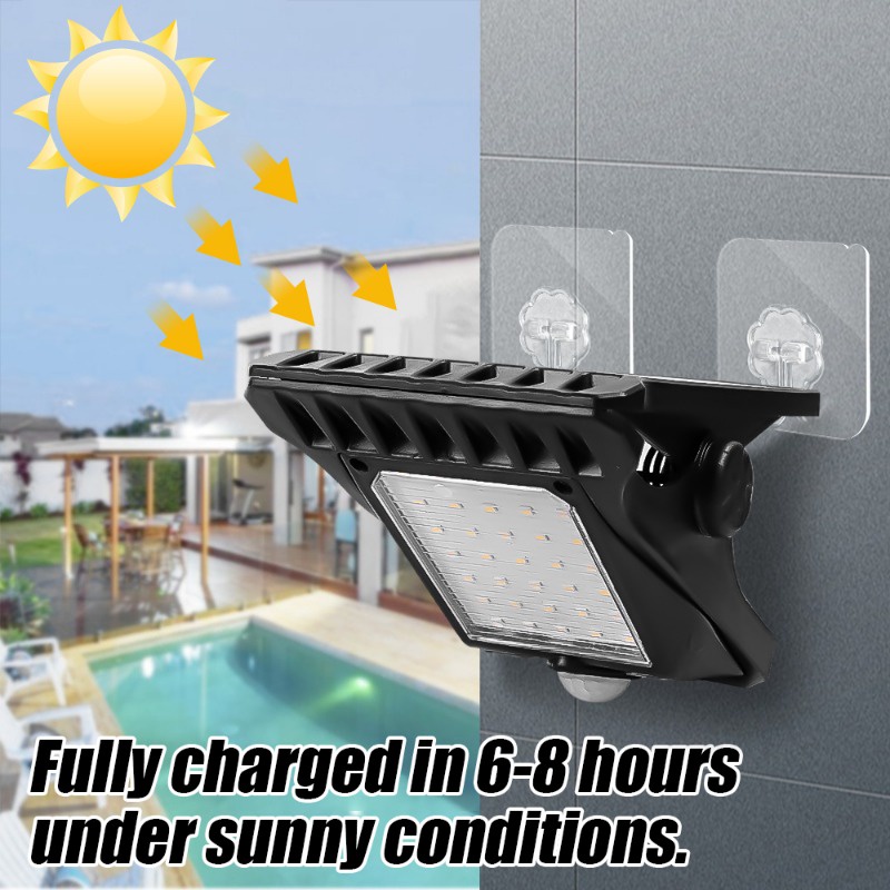 solar clip light solar light outdoor waterproof solar garden light 300W ...