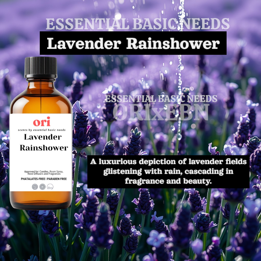 Lavender Rainshower - Fragrance Oil (Pure) for making Candles, Hanging ...