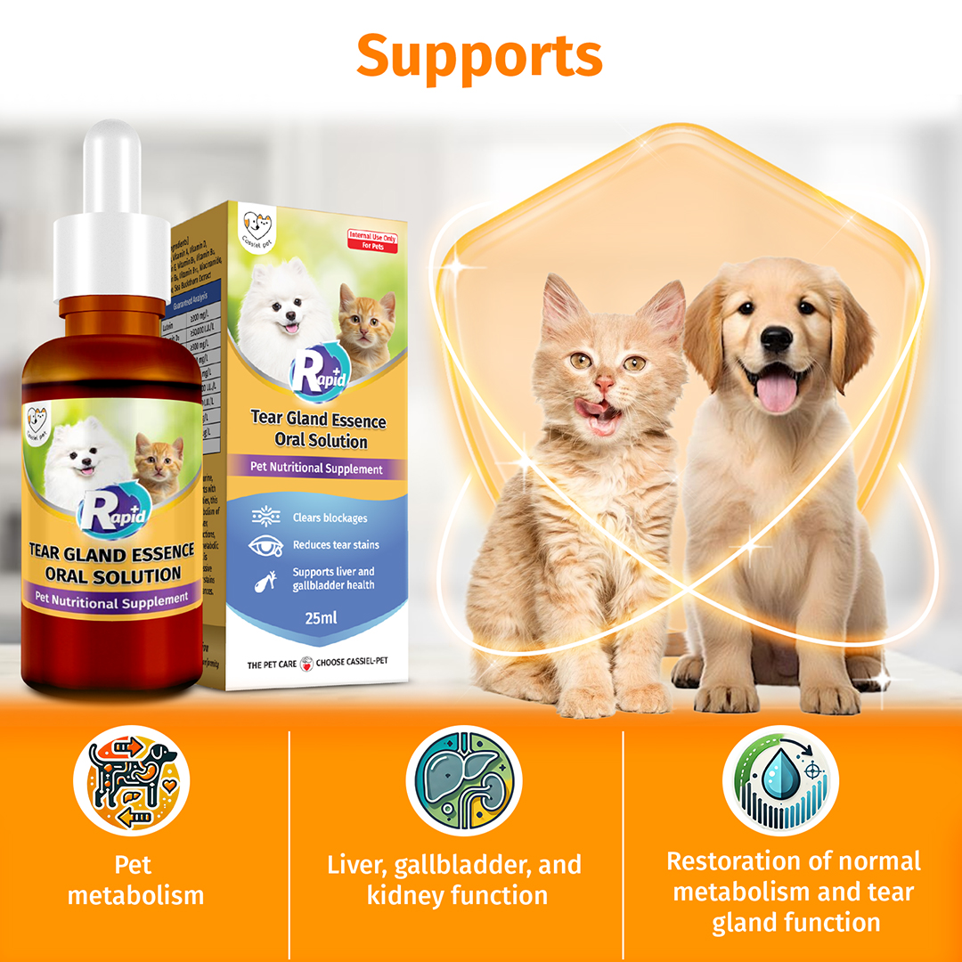 Cassiel Pet Eye Vitamin Oral Syrups Drops For Tear Stain Remover Repair ...