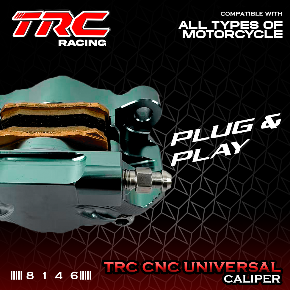 TRC CNC UNIVERSAL BRAKE CALIPER 2POT AXIAL MOUNTED 8146 | Shopee ...