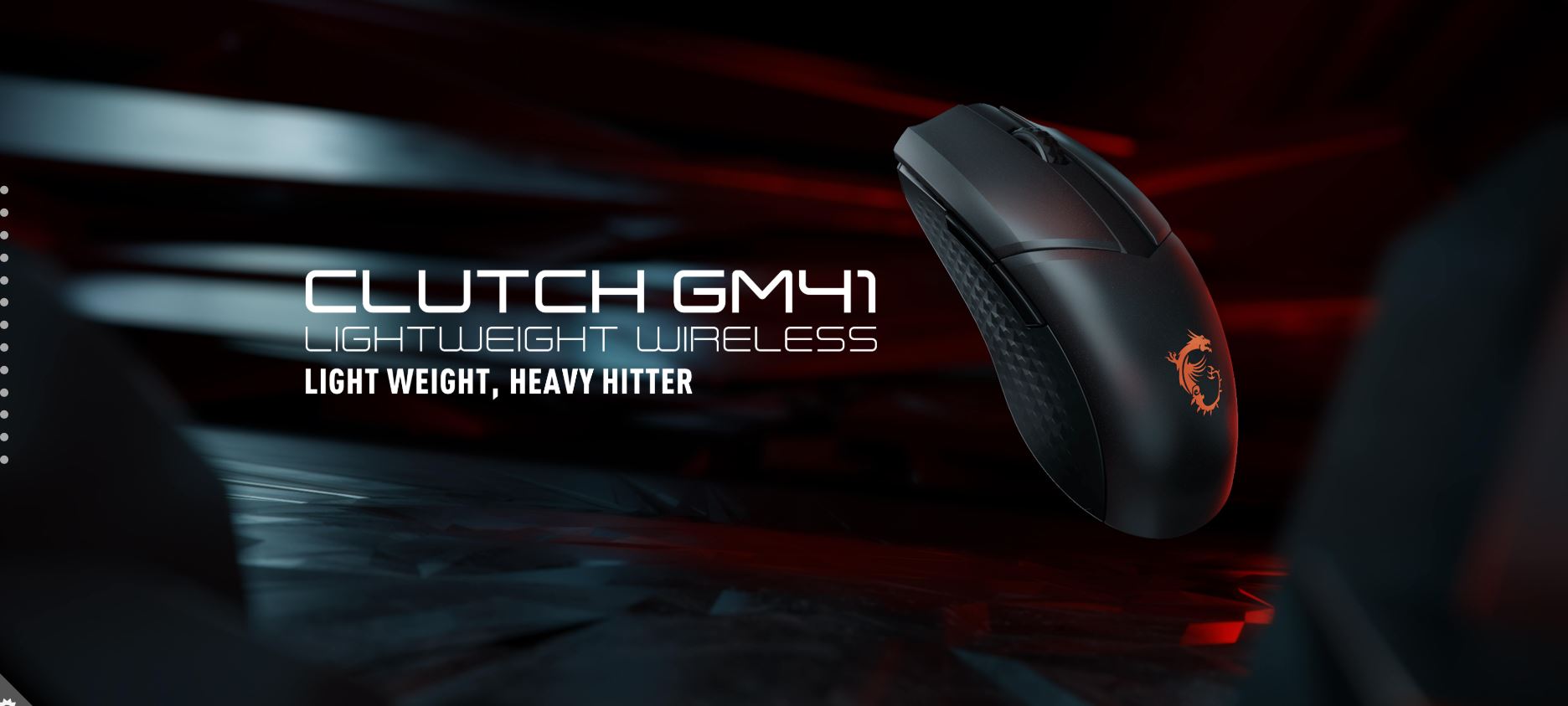 MSI Wireless Gaming Mouse Clutch GM41 RGB Lightweight Heavy Hitter 6 ...