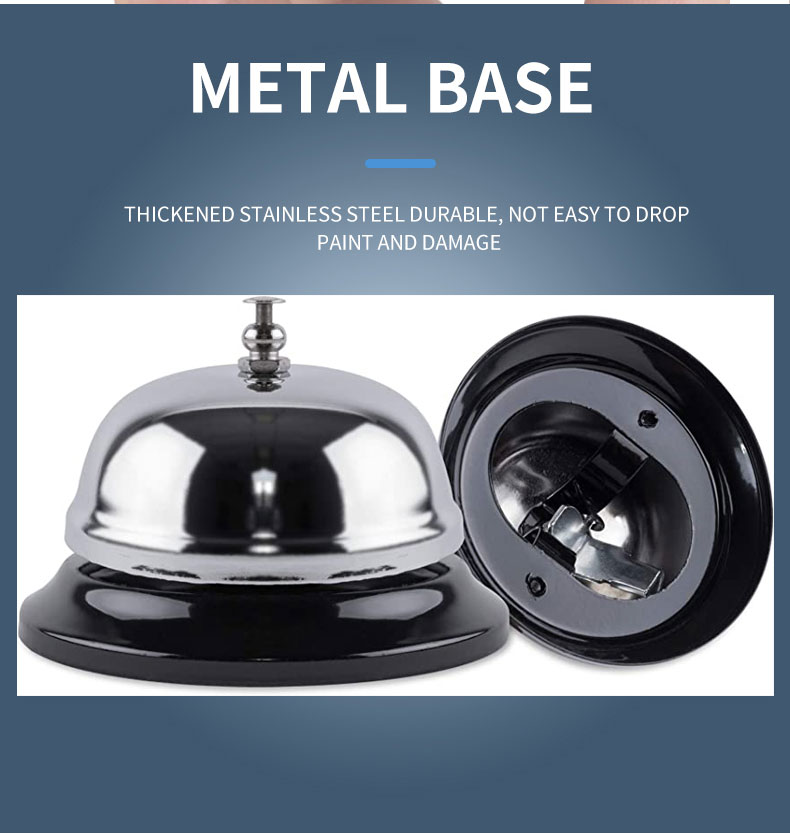 Stainles Steel Service Bell Call Bell Anti-Rust Hotel Bar Front Desk ...