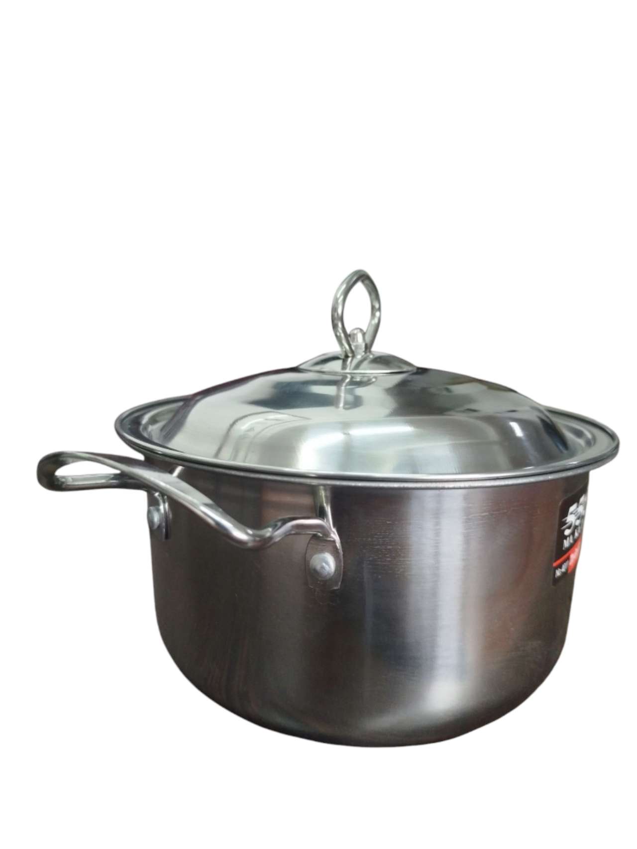 555 Stock Pot Stainless Cover With Double Handle Makapal 20cm 4011 ...