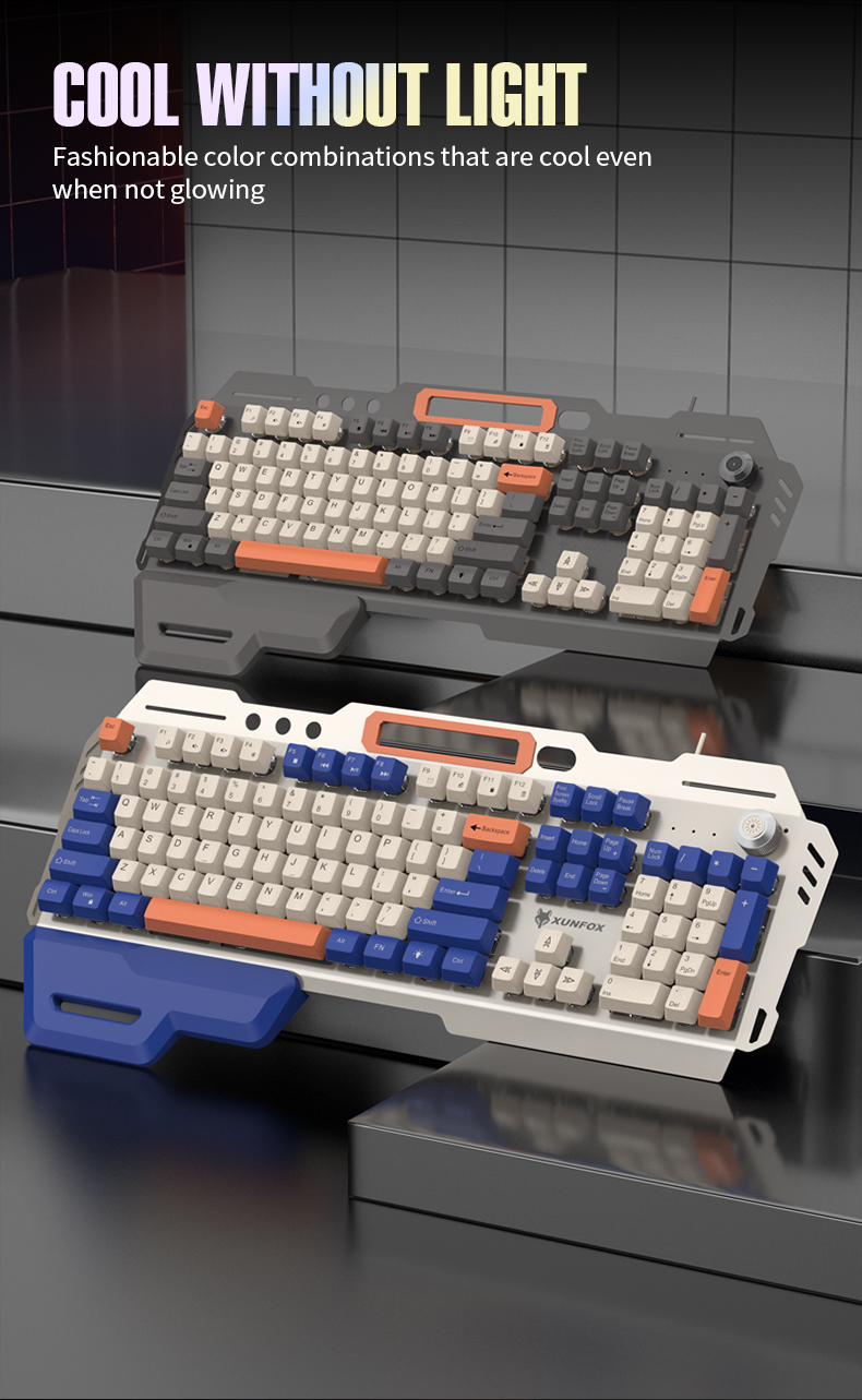 K90 keyboard 104 keys mechanical keyboard gaming keyboard and mouse set ...