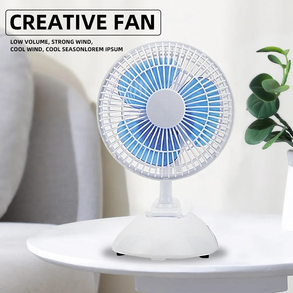 WISDOMMAN Space-Efficient Fan WSF-CDW18 - Clip-On Design, 18W Plastic ...